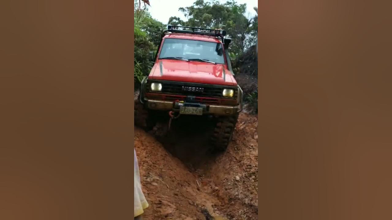 1986 Nissan Patrol SD33 Turbo with CST Land Dragon Tires - YouTube
