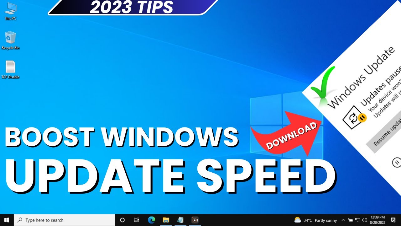 How to download and install windows 10/11 update faster - YouTube