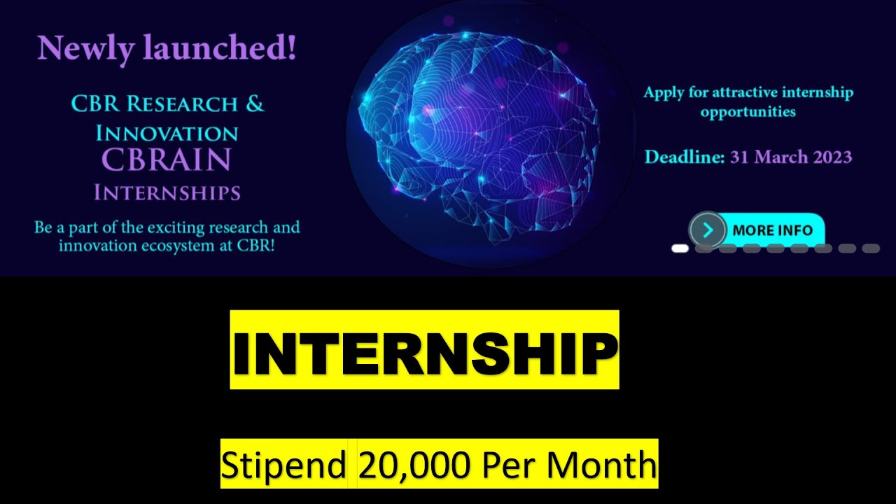 IISc CBRAIN Internship 2023 I Indian Institute of Science - I Stipend 20,000 Per Month # ...