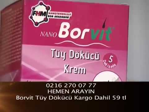 Tüy Dökücü Kremde devrim Borvit tüy dökücü