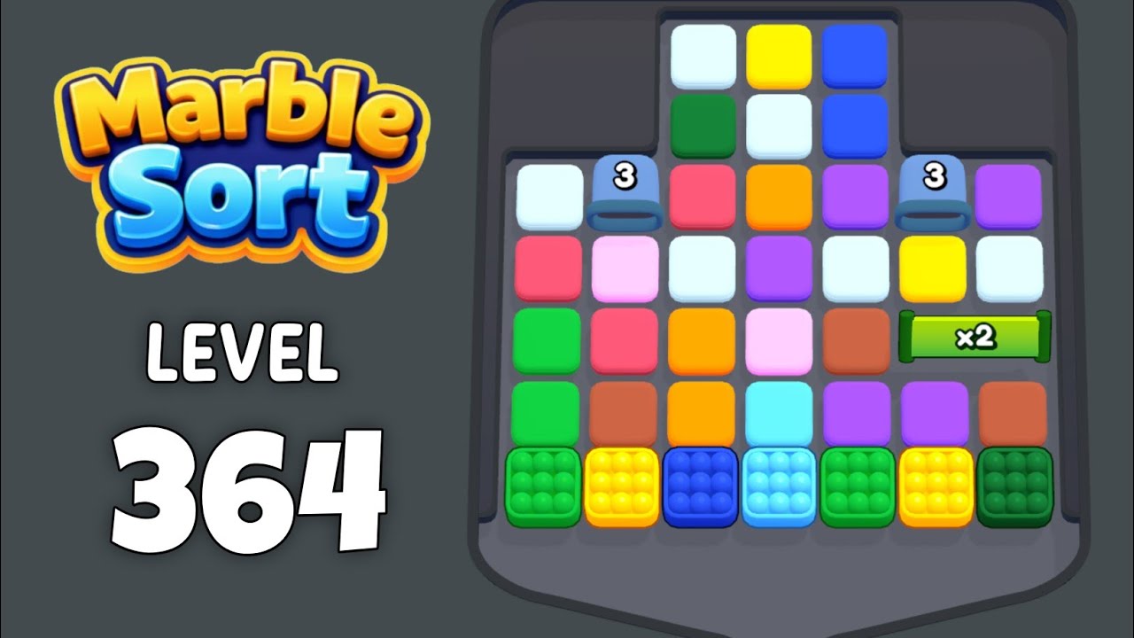 Marble Sort level 364 solution - YouTube