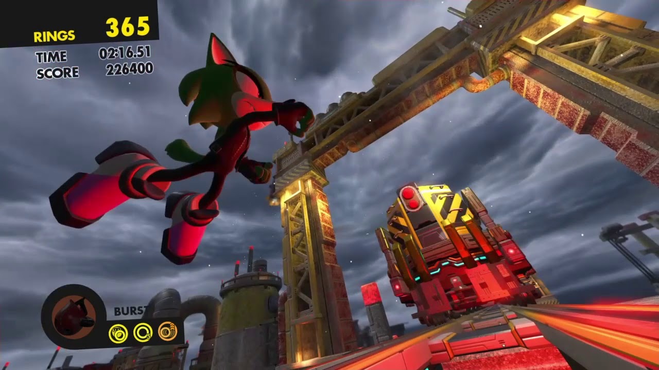 Sonic forces :stage 2 Gameplay - YouTube