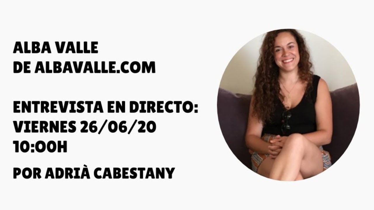Entrevista en directo a Alba Valle - YouTube