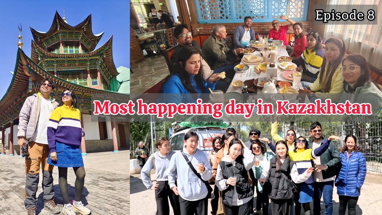 Kazak-China border town Jarkent | Hot-spring resort | Fun with students ...