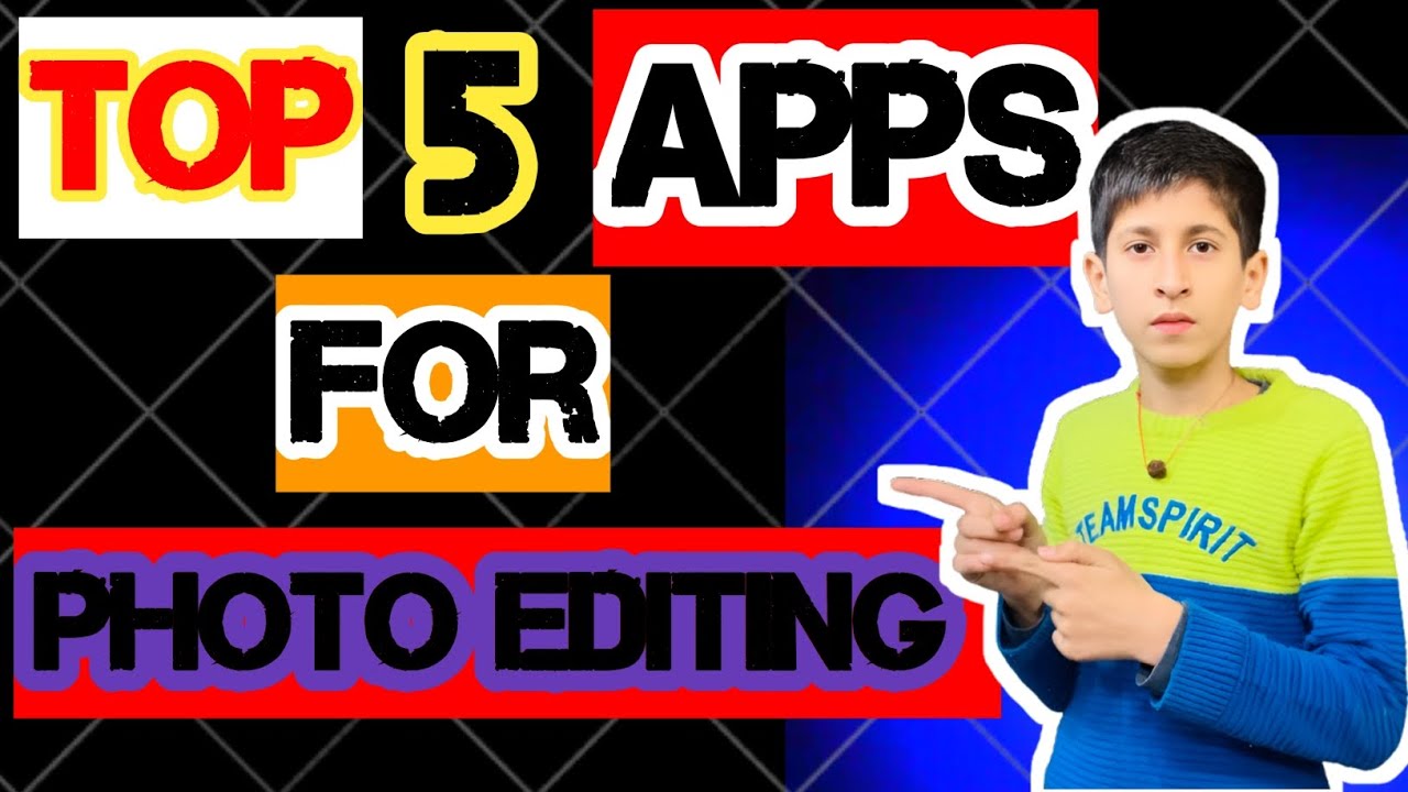 Top 5 apps for photo editing||#youtube #ytstudiotips # ...