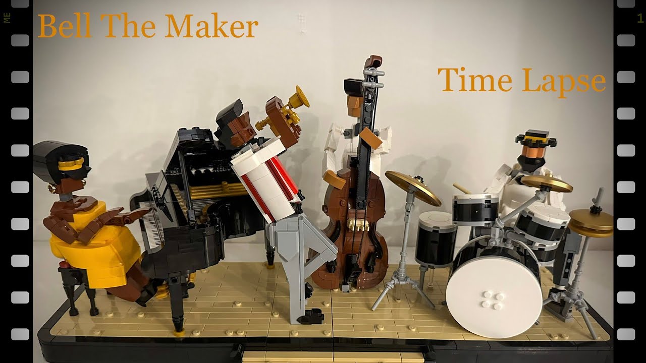 Lego jazz quartet timelapse - YouTube