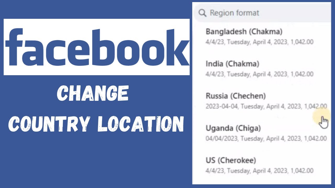 How to Change Facebook Country Location on (LAPTOP/PC) - YouTube