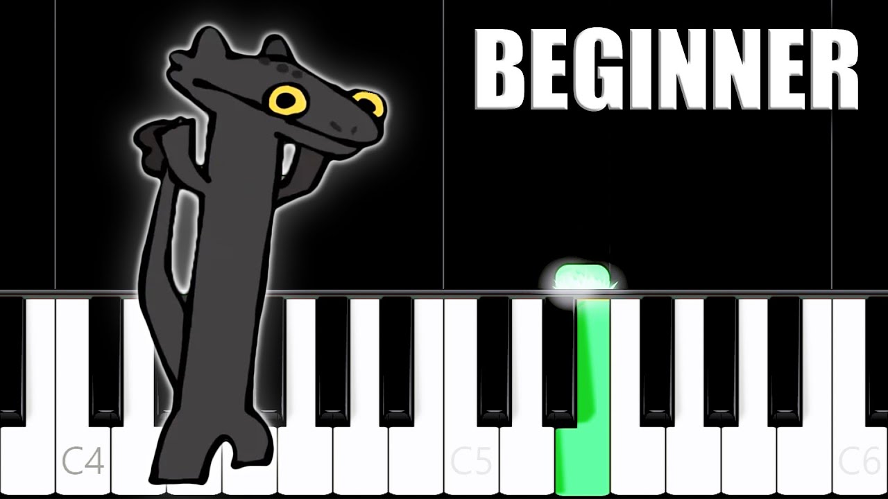 Toothless Dancing Meme | Piano Tutorial - YouTube