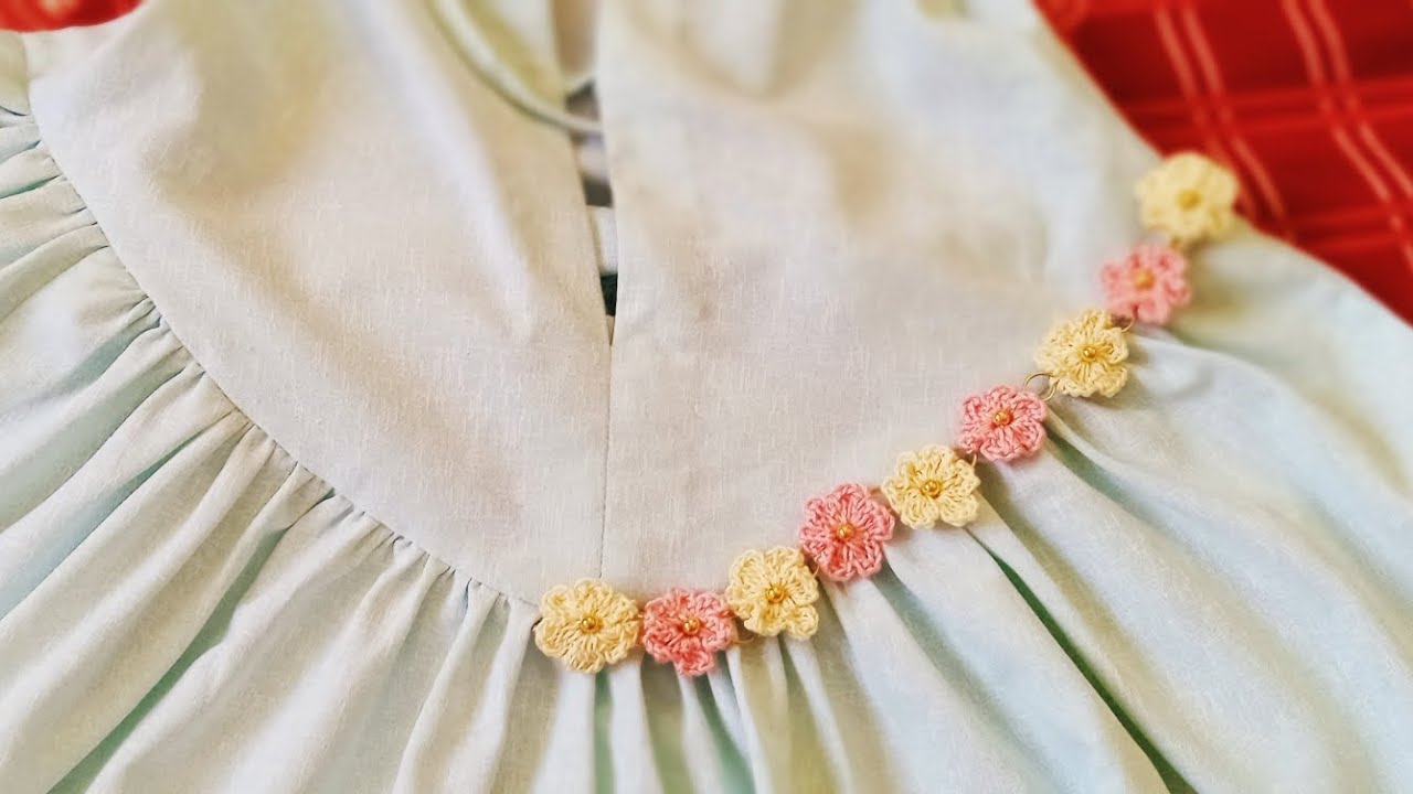 crochet brooch tutorial! dawoodi bohra rida brooch tutorial! - YouTube