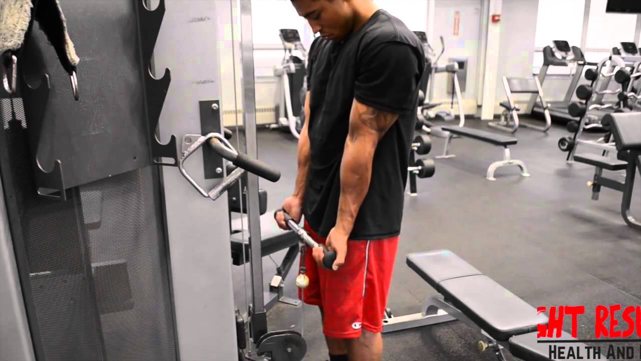 Tutorial | Standing Palms-Up Pulley Wrist Curl - YouTube