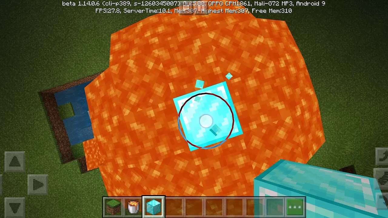 How to make a lava house in Minecraft - YouTube