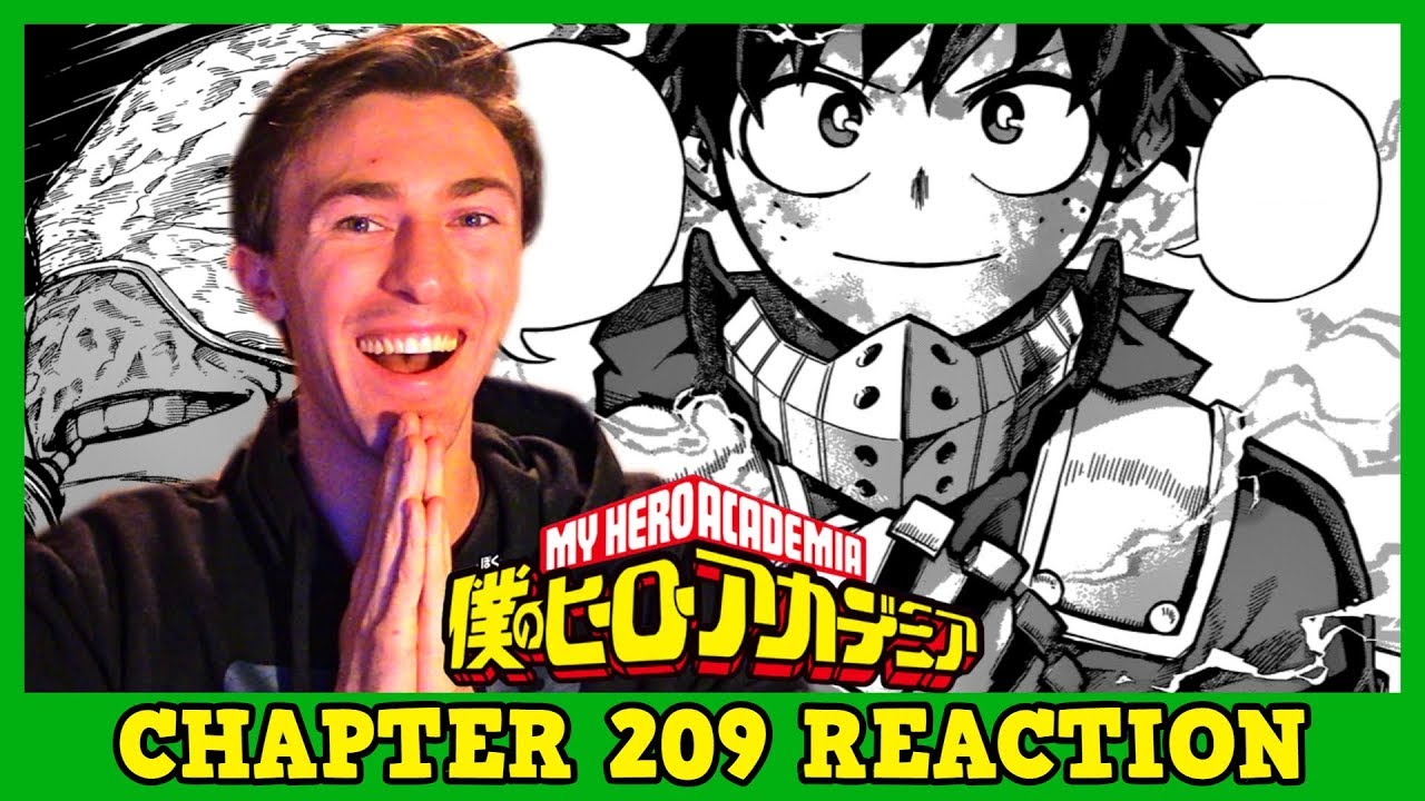Deku's Growing Confidence | My Hero Academia Chapter 209 Live Reaction ...