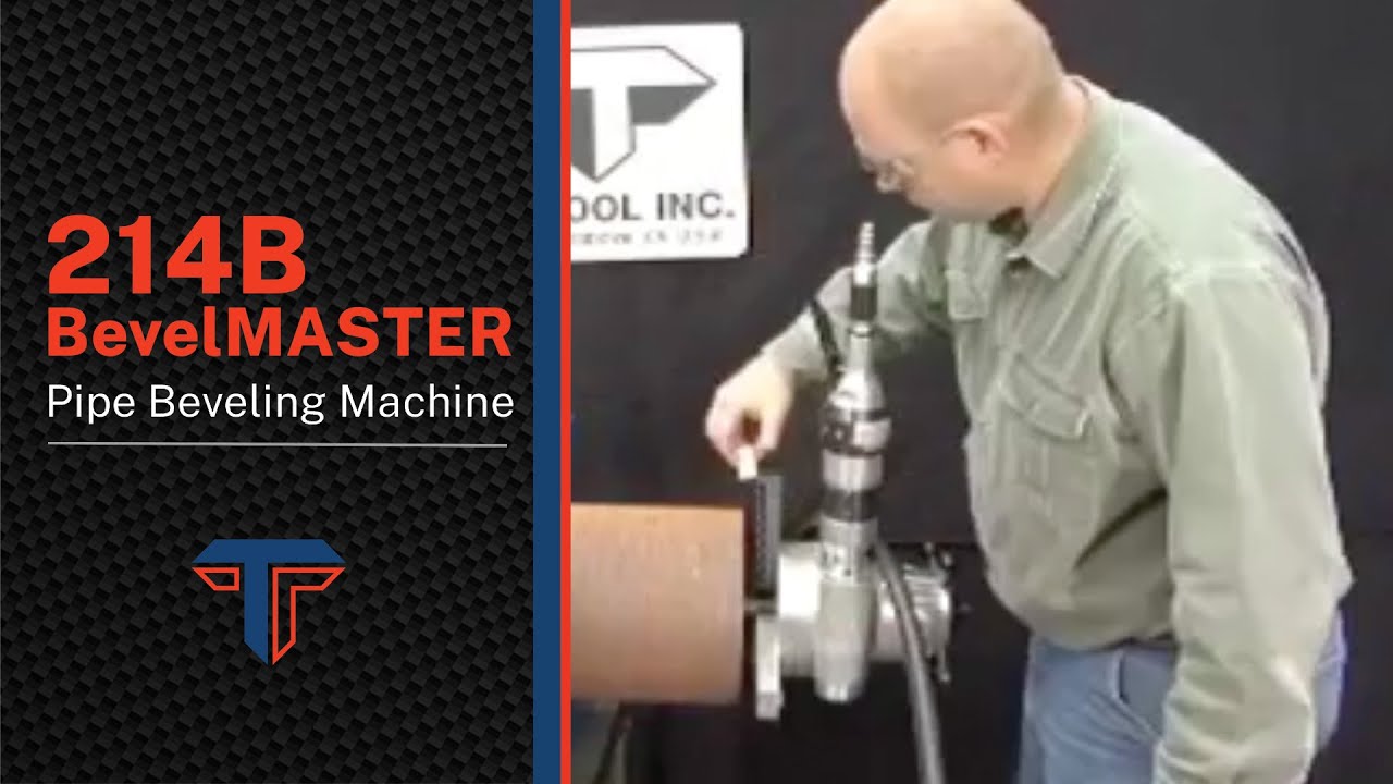 214B BevelMASTER Pipe Beveling Machine | Tri Tool Technologies - YouTube