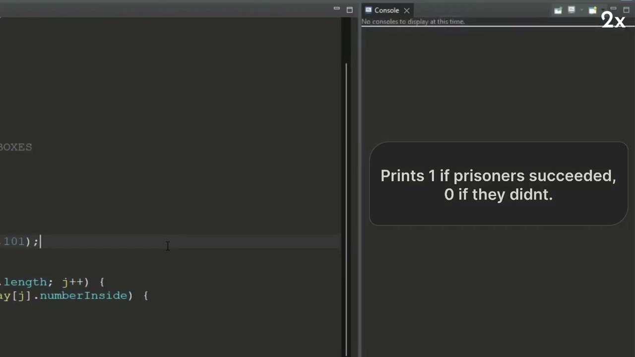 Simulation Of The 100 Prisoners Riddle - YouTube