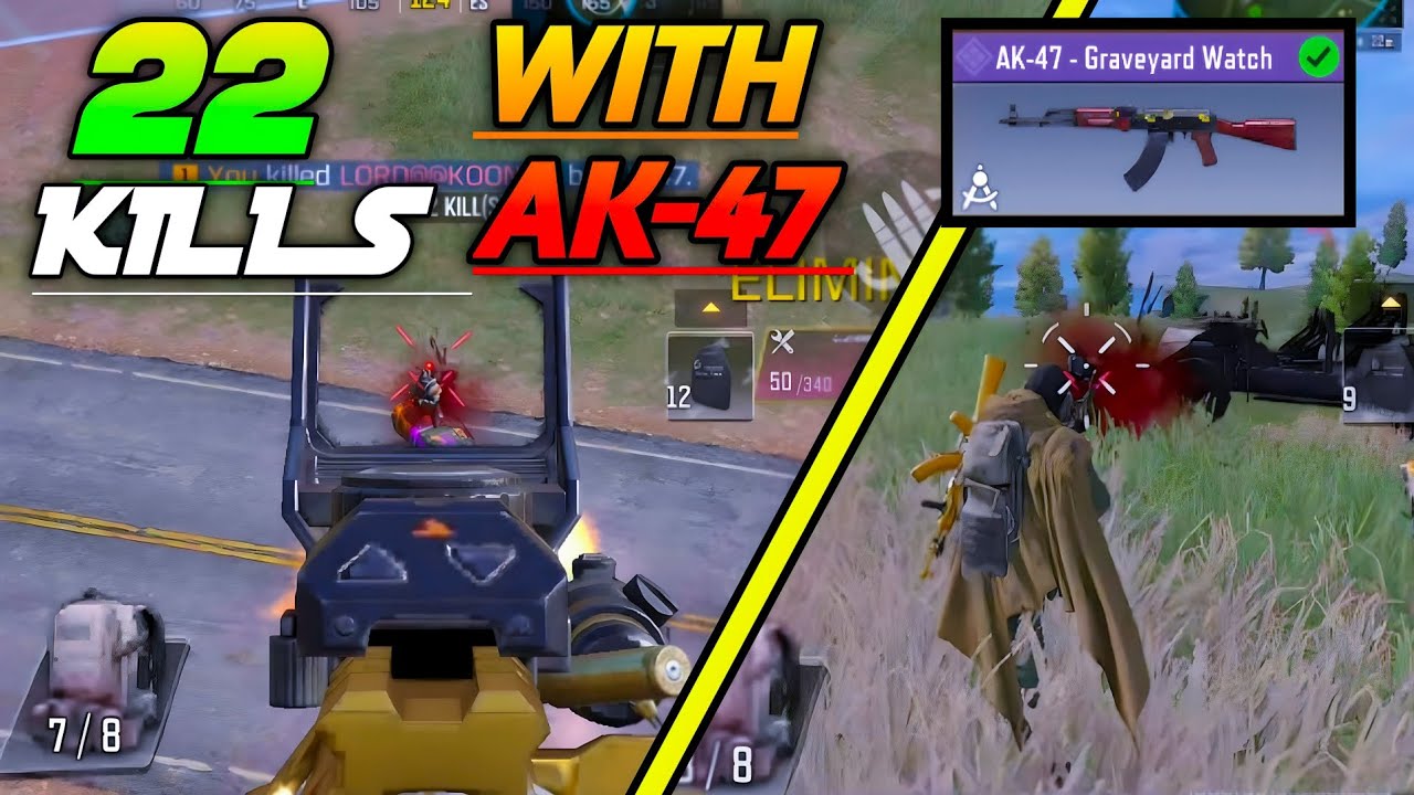 This AK-47 Give Me 22 KILLS 🤯 WITH THIS GUNSMITH | Best AK-47 GUNSMITH ...