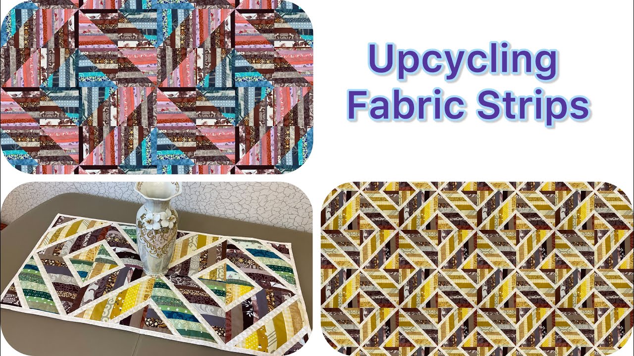 Patchwork SECRETS Revealed for Upcycling Fabric Scraps - YouTube