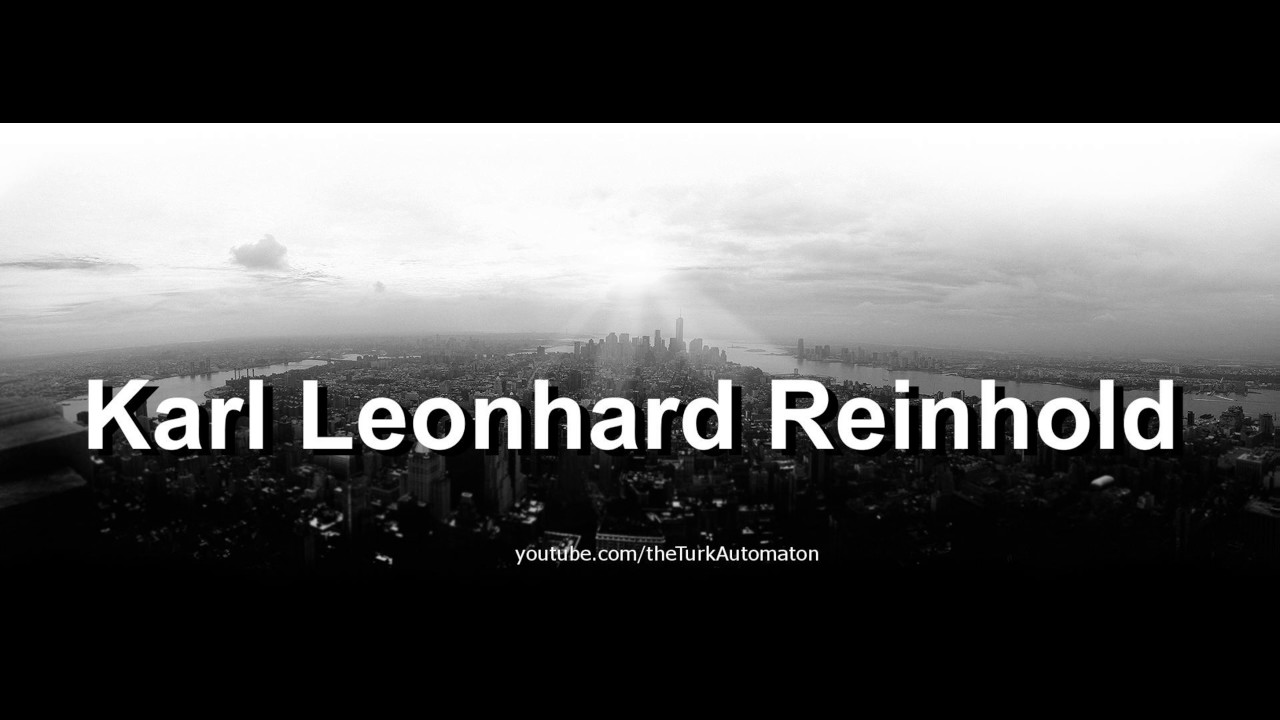 How to pronounce Karl Leonhard Reinhold in German - YouTube