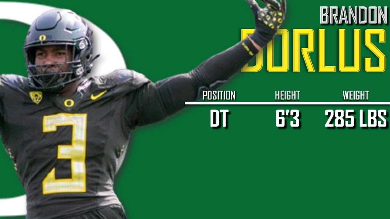 Brandon Dorlus | #𝟛 | Oregon Ducks Defensive Tackle - YouTube