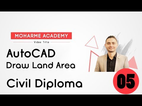 CIVIL DIPLOMA | 05 - Drawing Land Area - YouTube