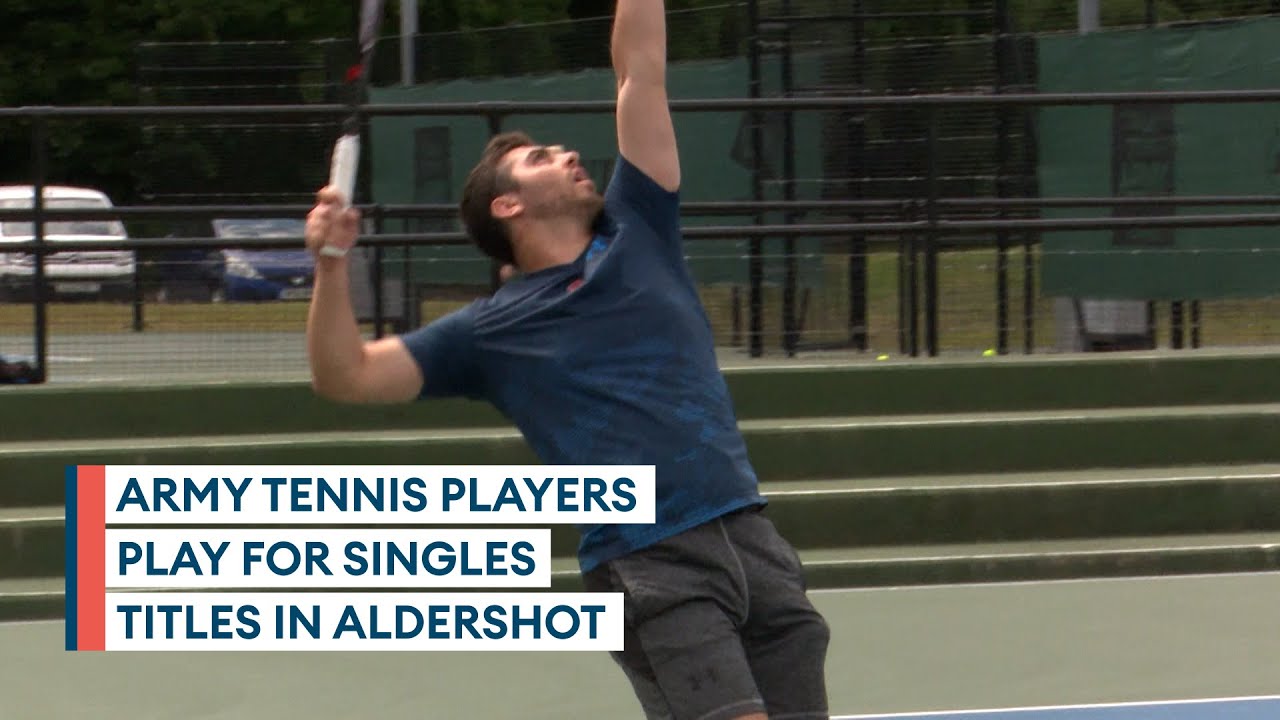 Army tennis players battle for singles honours at Army Tennis ...