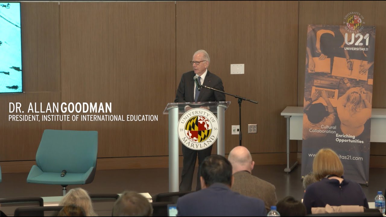 Universitas 21: Keynote Speaker Dr. Allan Goodman - YouTube