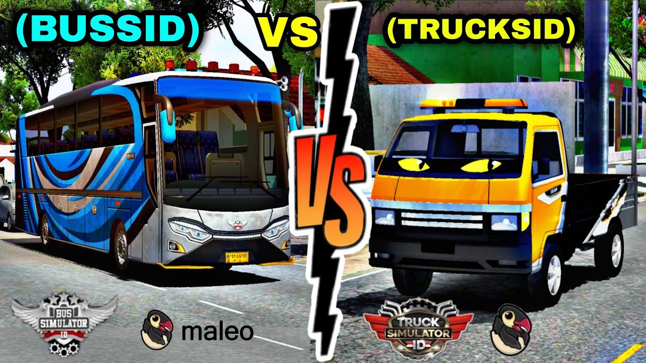 Bus Simulator Indonesia VS Truck Simulator Indonesia! Bussid Vs ...