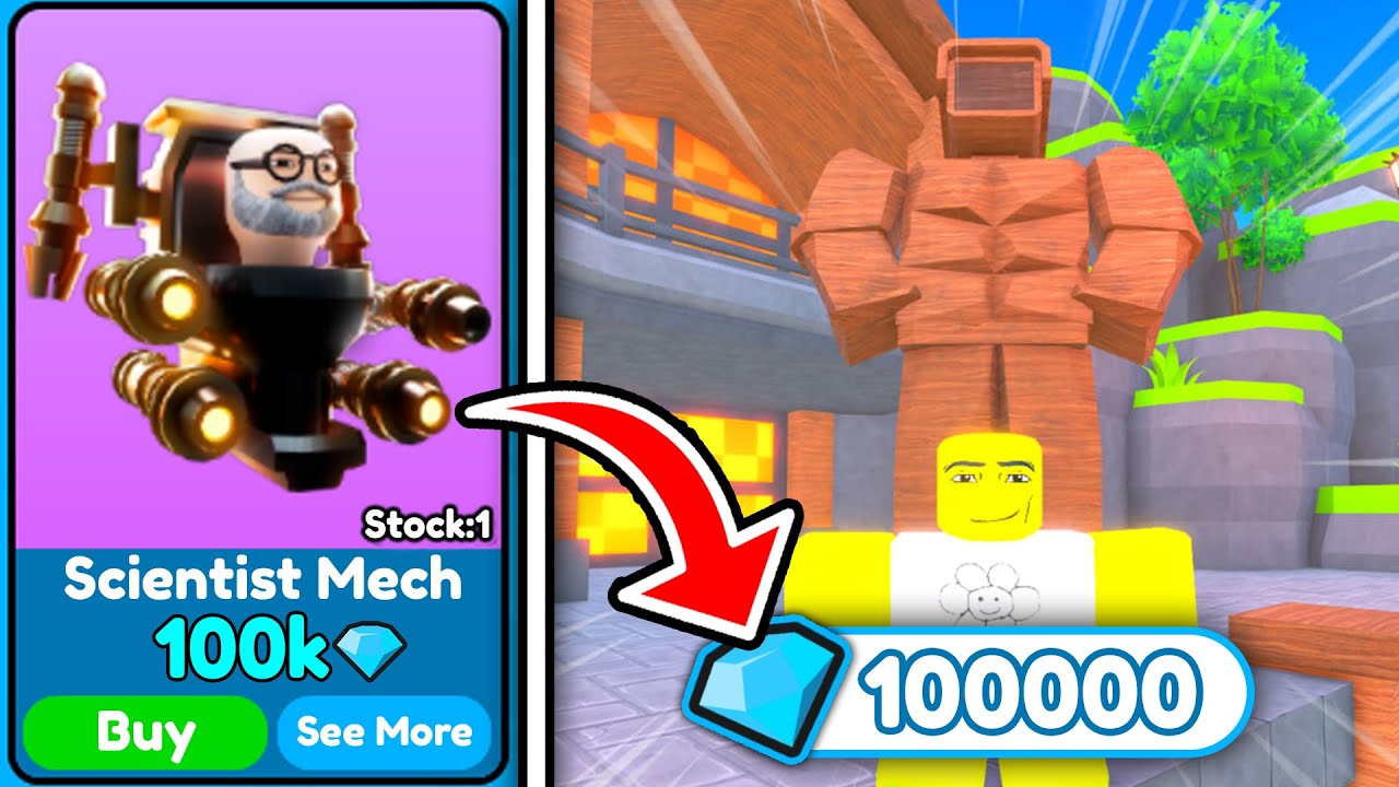 😱OMG!!!🔥I BOUGHT NEW UNIT SCIENTIST MECH and SOLD FOR 100K GEMS 💎 ...