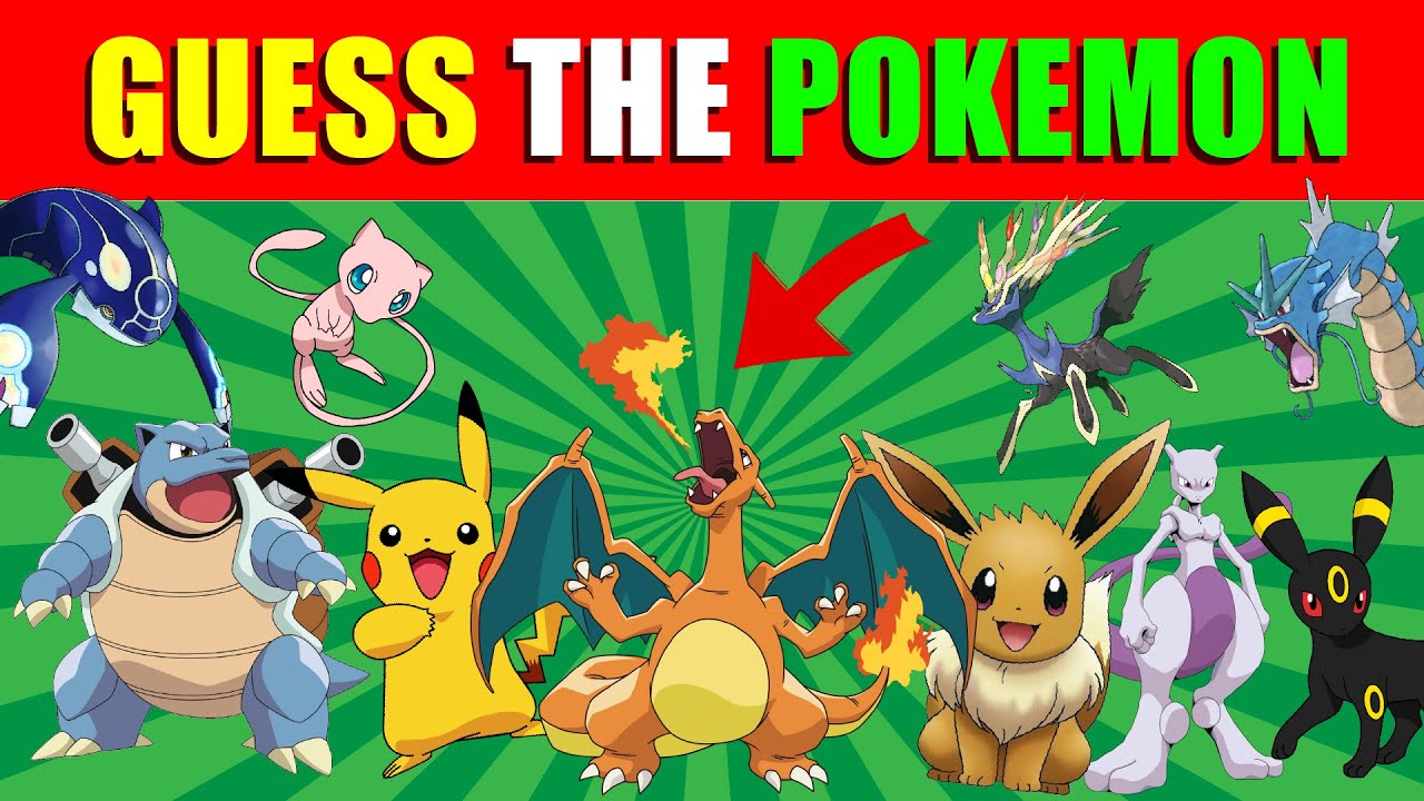 WHO'S THAT POKÉMON? 🤔🧠🏆 | Guess the pokémon | Can you guess the pokémon ...