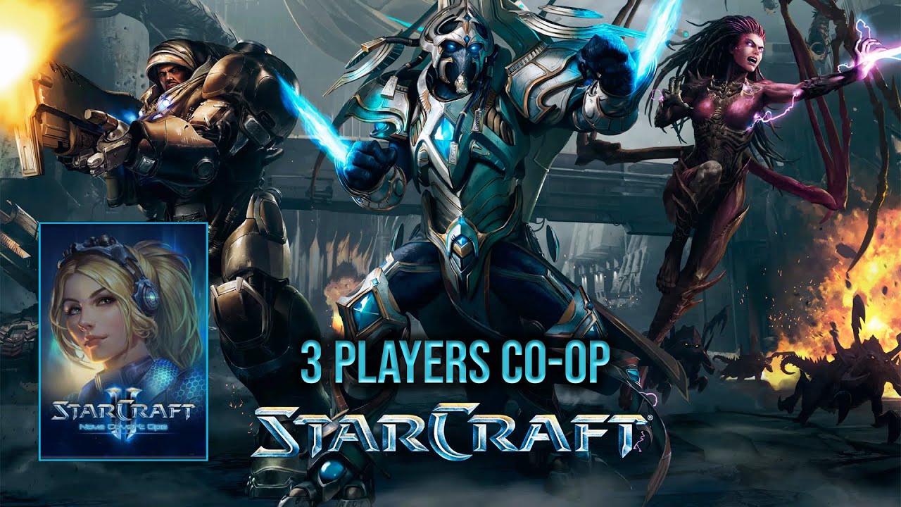 StarCraft 2 | 3 Players CO-OP | All Missions - YouTube