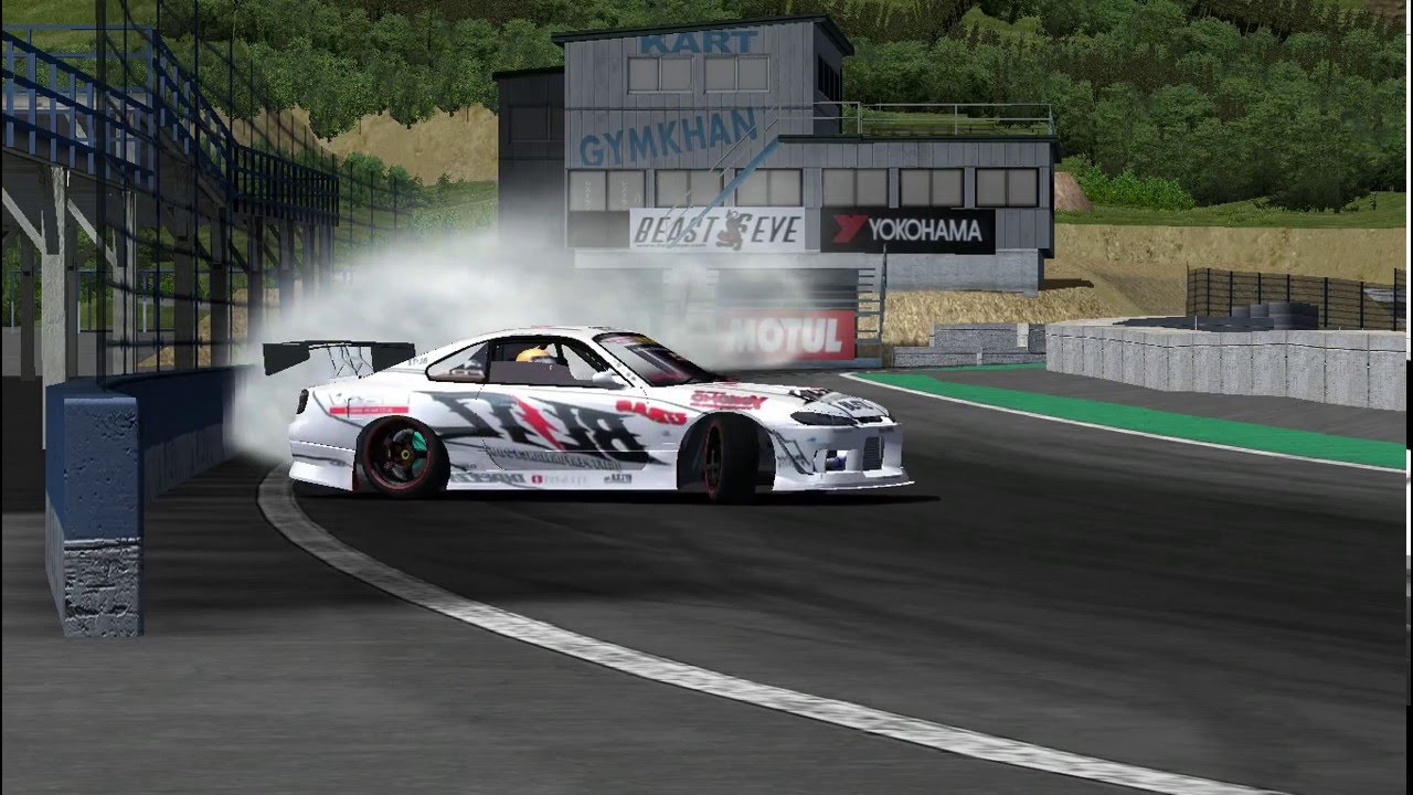 |rFactor| Ebisu Minami drift run - tap walls - YouTube