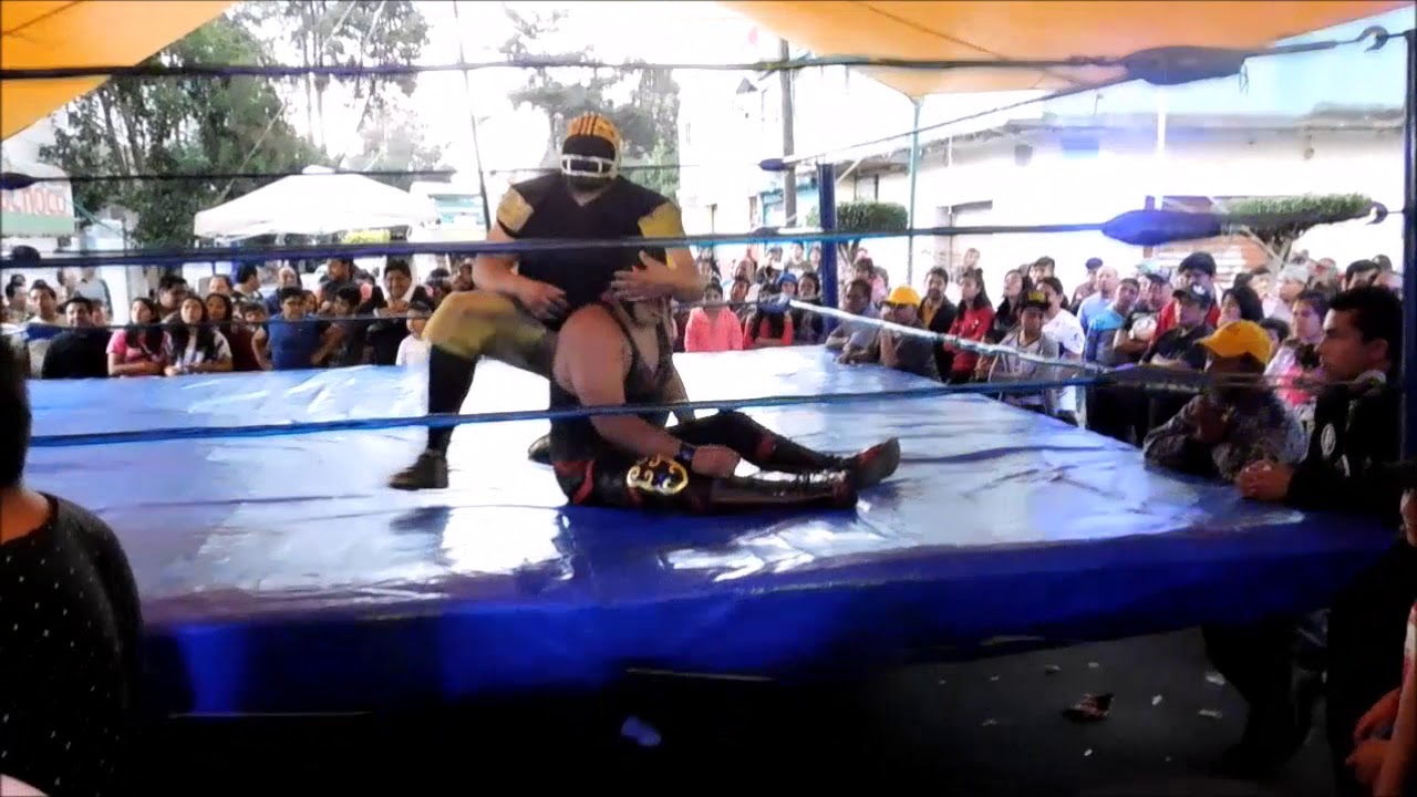 Villano V Jr. y Kaving VS Black Lancer y Máquina Infernal - YouTube