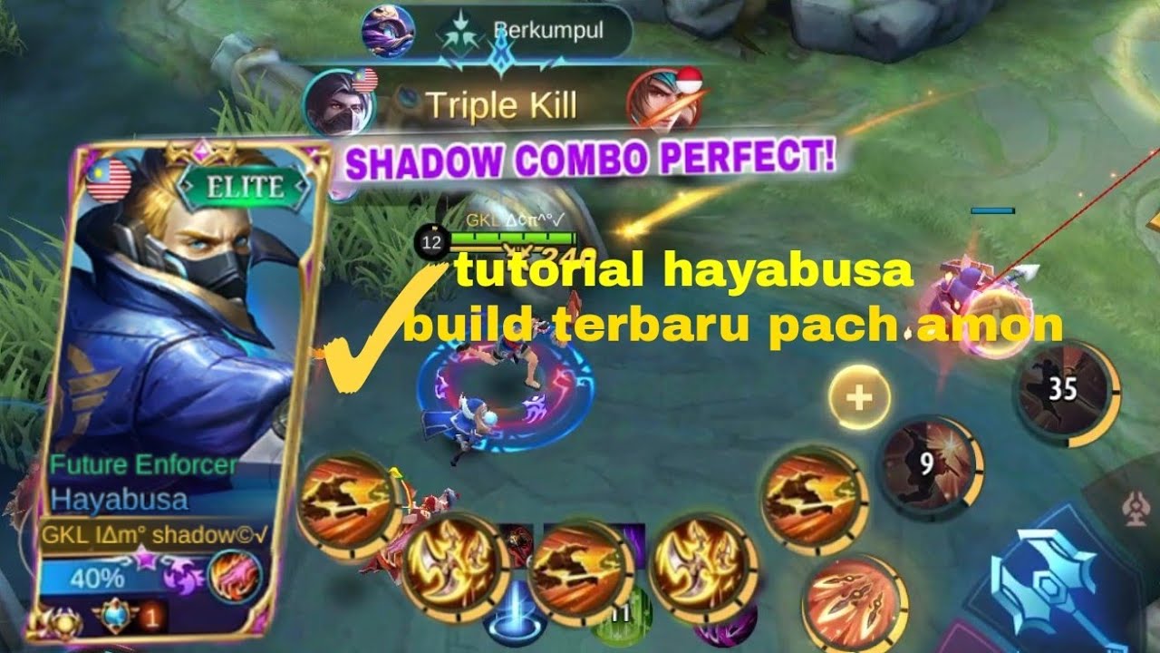 hayabusa new shadow combo perfect. bets build hyabusa - YouTube