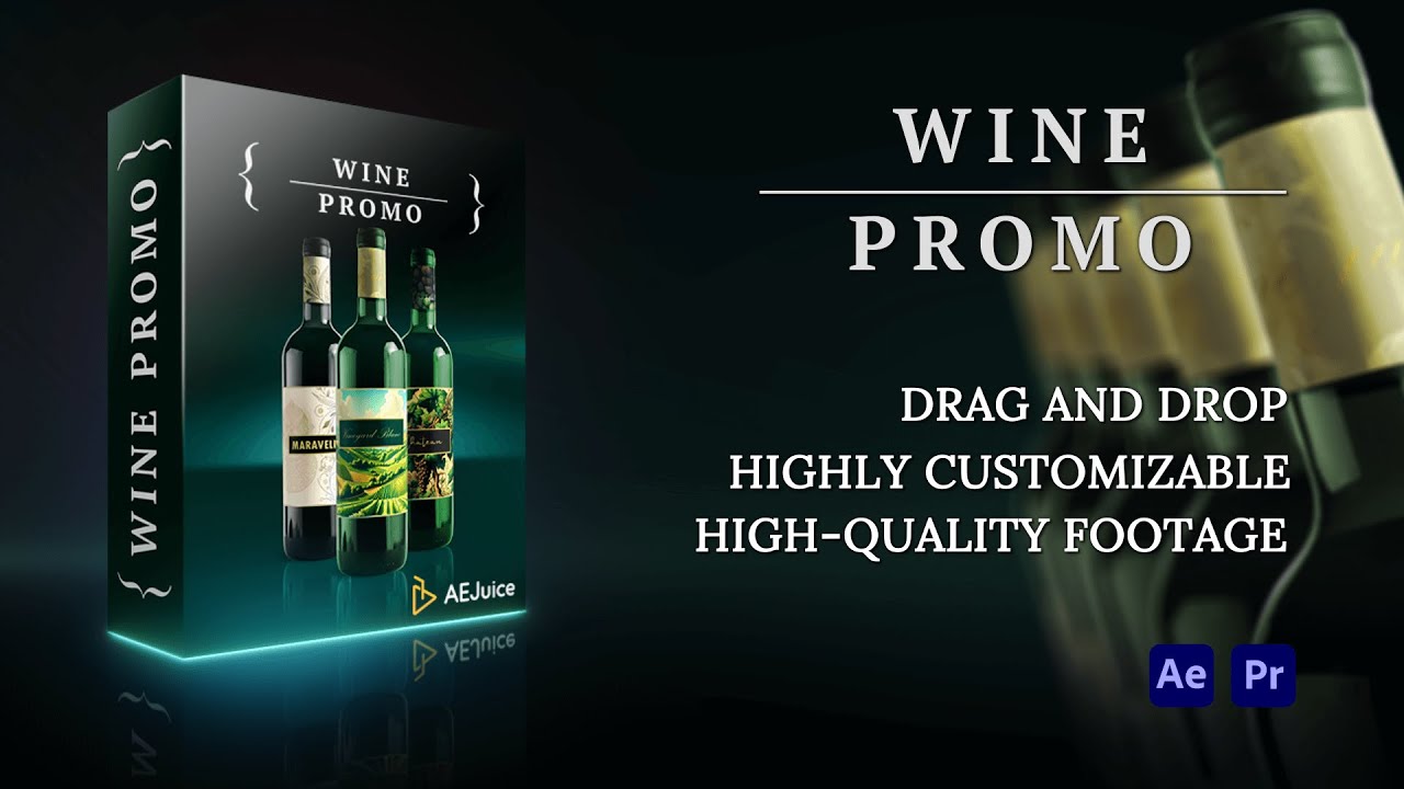 Wine Promo | After Effects | Premiere Pro - YouTube