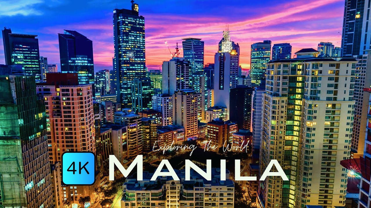 Manila, Philippines 🇵🇭 in 4K 60FPS - Drone Video - YouTube