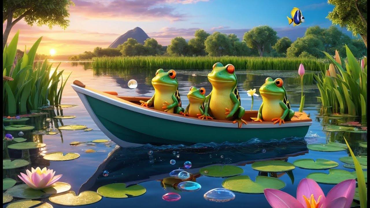 Row, Row, Row Your Boat Clean the Stream | Fun and Educational Song ...