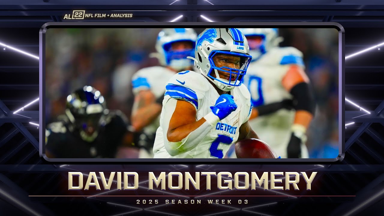 HOW DAVID MONTGOMERY BEAT UP THE BALTIMORE RAVENS: MONDAY NIGHT ...