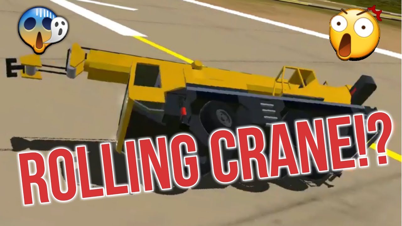 Rolling crane (SimplePlanes) [Turn on CC] - YouTube