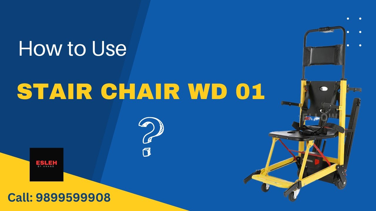 How to Operate Esleh Stair Chair WD 01 #stairchair - YouTube