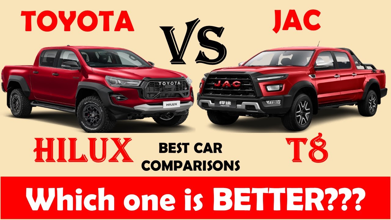 All New TOYOTA HILUX Vs All New JAC T8 | Which one is better? - YouTube