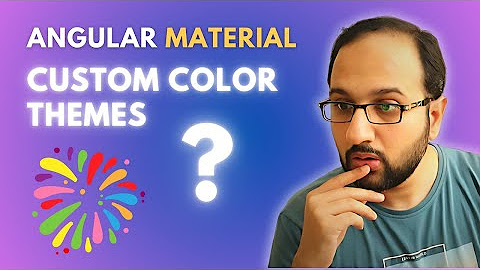 Angular Material Theming Guides - YouTube