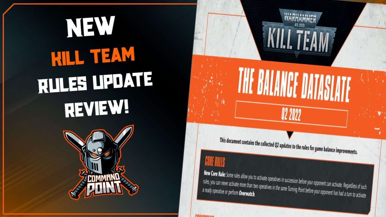 NEW Kill Team Balance Dataslate! - YouTube