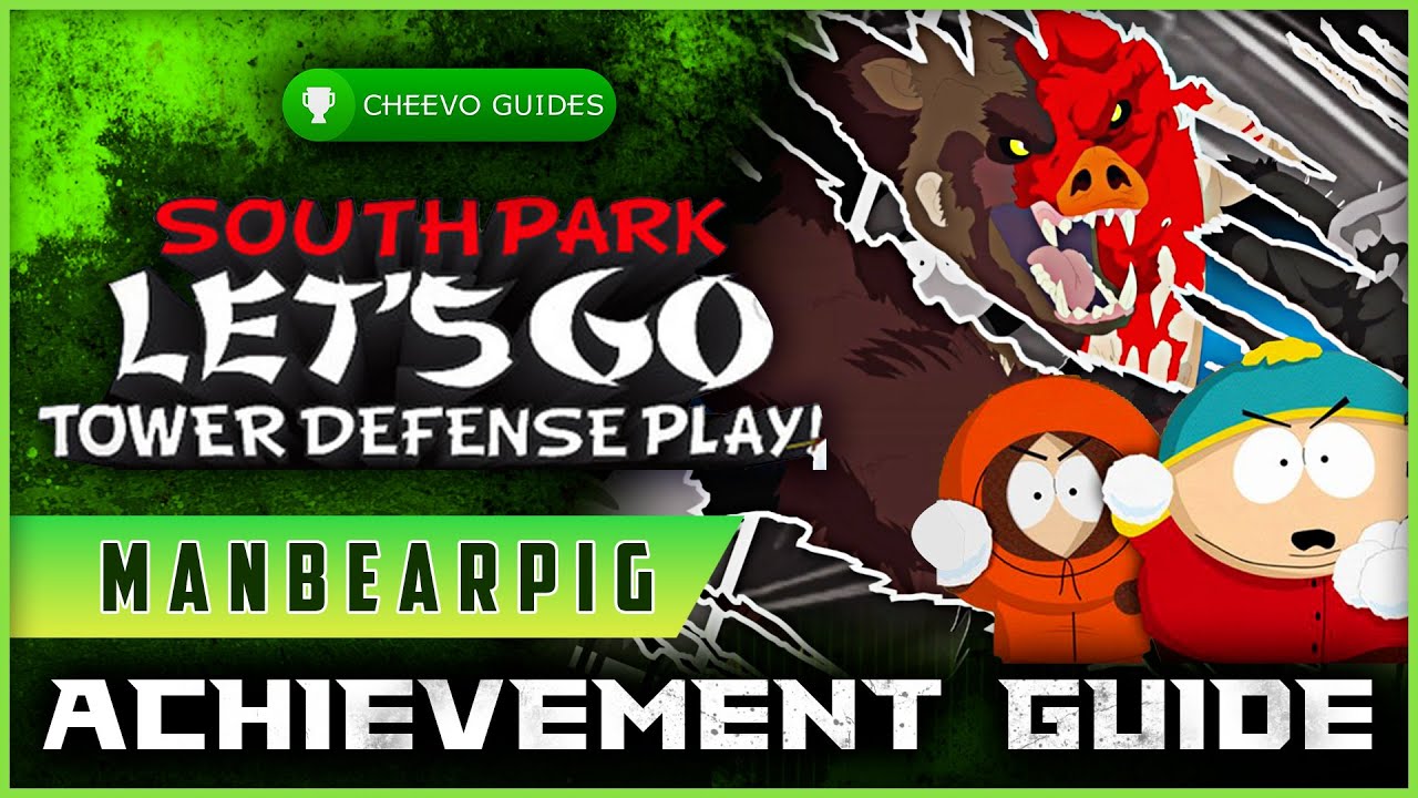 Unlocking The "ManBearPig" Achievement - South Park: Lets Go Tower ...