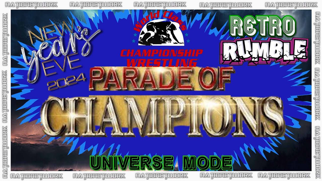 Retro Rumble - WCCW Parade of Champions New Years Eve 2024 - YouTube