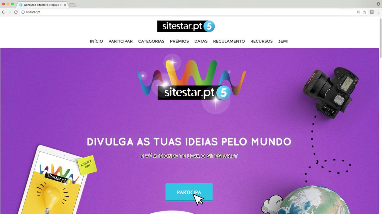 Sitestar 5 : Divulga as tuas ideias pelo mundo - YouTube
