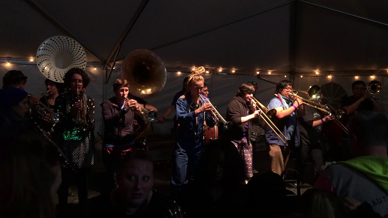 Fly By Brass Band @ HONK! 2019 Saturday - YouTube