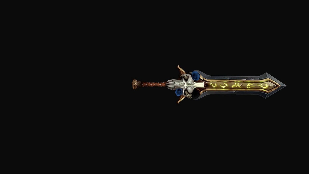 Patch 5.2 - Worgen Death Knight Two Handed Sword - YouTube
