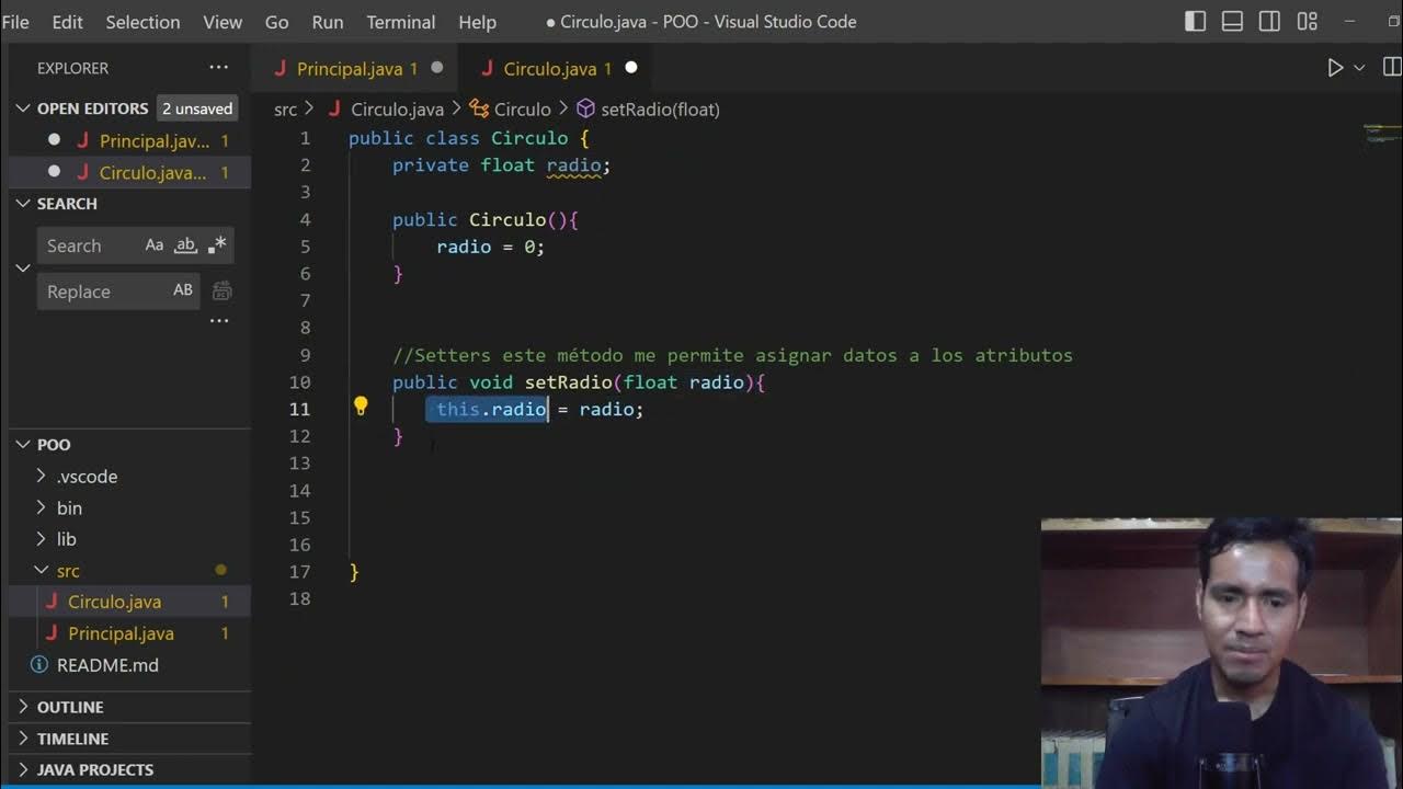 POO - Encapsulamiento en java - YouTube