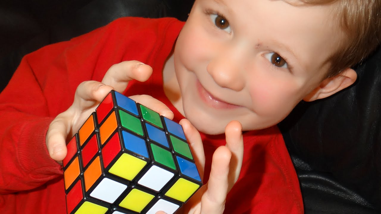 Child Completes Rubix Cube in 4 MINUTES! - YouTube