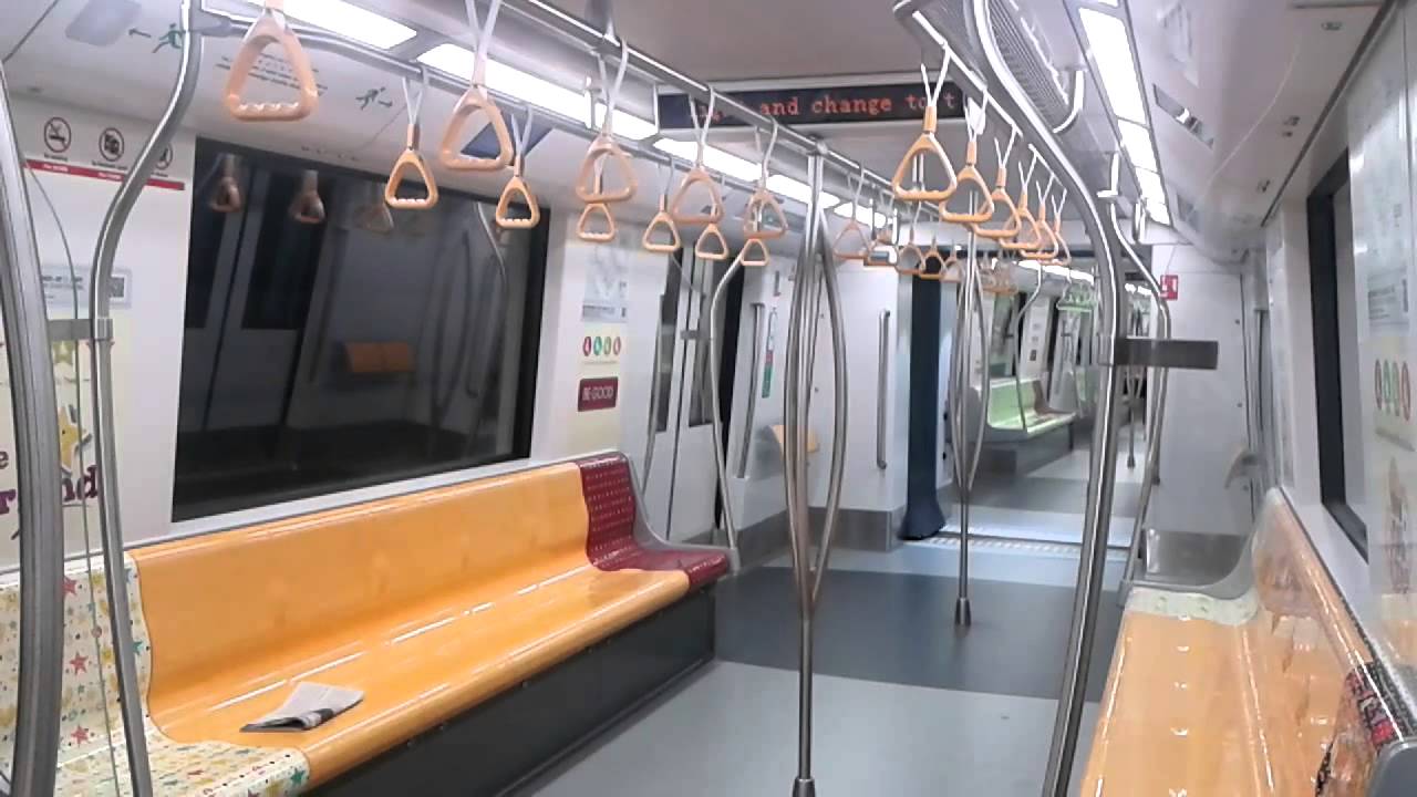 Train ride on SBS Transit C951 - 9010 from Chinatown to Bugis (Bugis ...