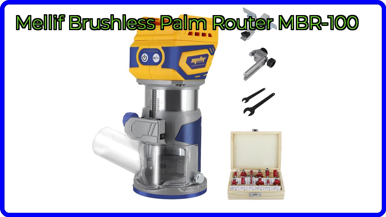 REVIEW (2025): Mellif Brushless Palm Router MBR-100. ESSENTIAL details ...
